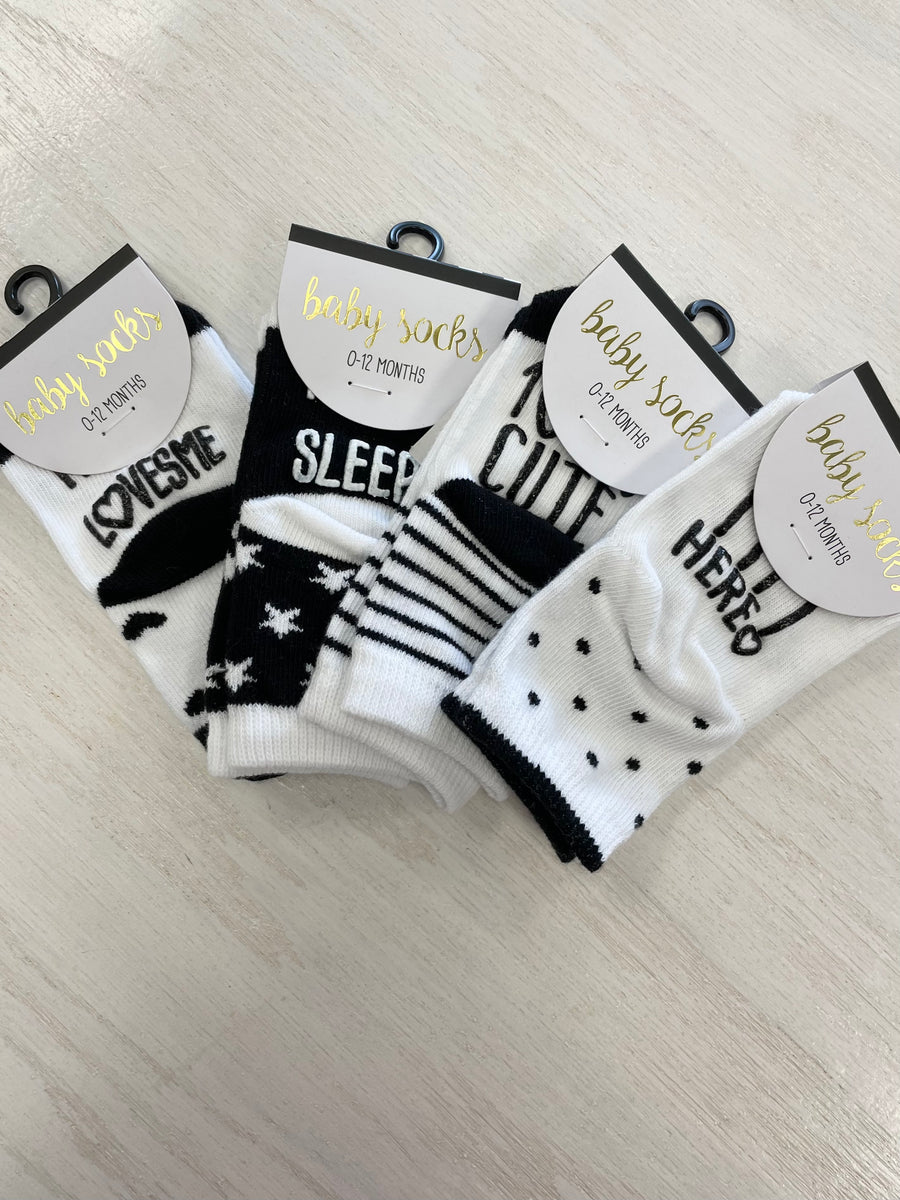 Baby Socks With Sayings – SoJo Boutique